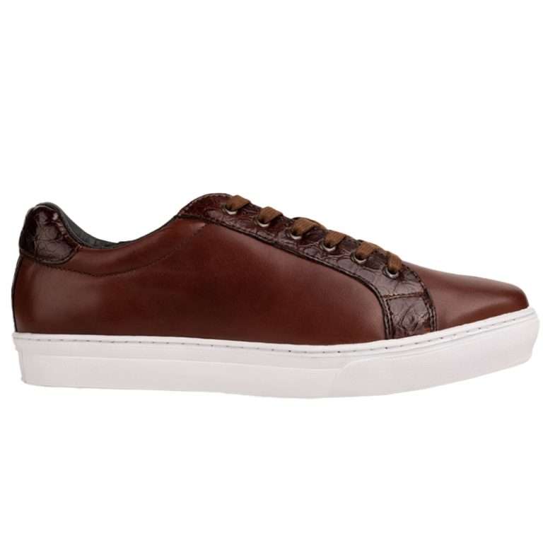 Tenis Cocodrilo y Vacuno Café » Mi Amuleto