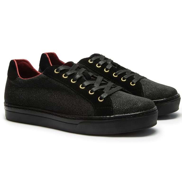 Tenis Mantarraya con Gamuza 100% Exótico y Artesanal